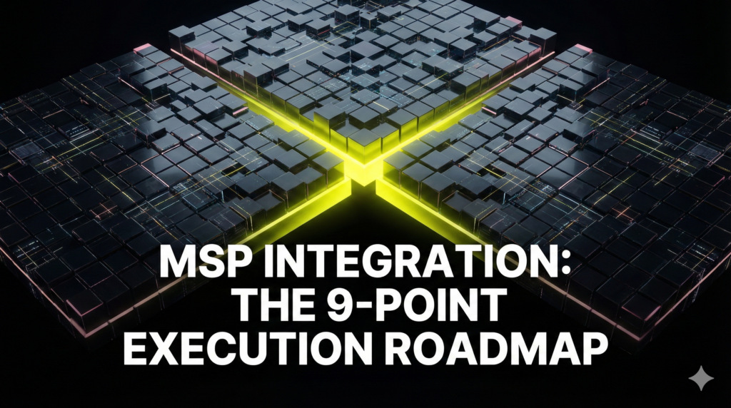 Post-Sale Integration MSP: Execution Roadmap for Success