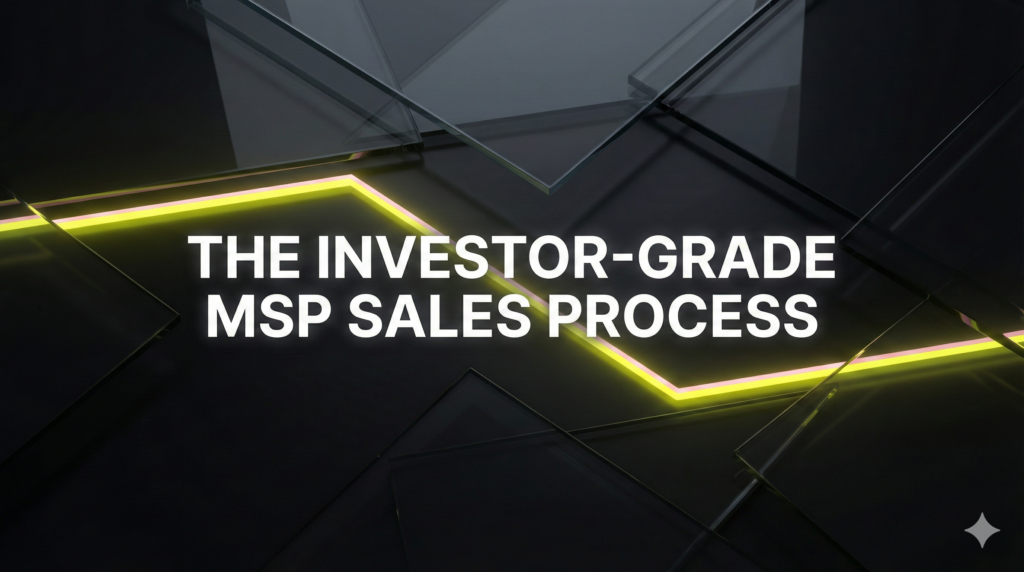Investor-Grade MSP Sales Process: Build a Pipeline